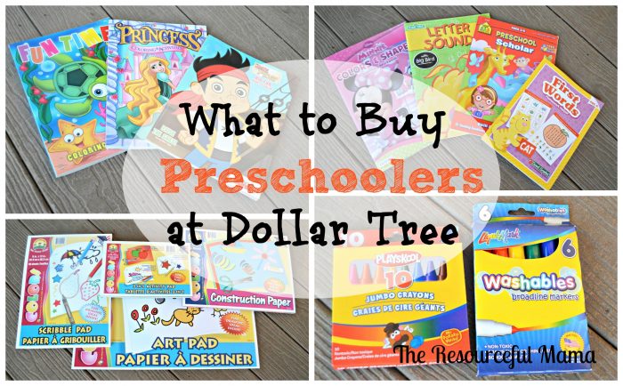 What to Buy Preschoolers at Dollar Tree - The Resourceful Mama