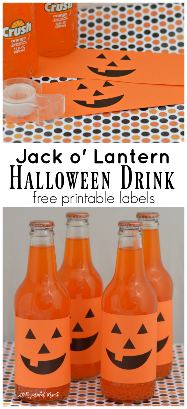 Super Easy Jack O' Lantern Halloween Drinks - The Resourceful Mama