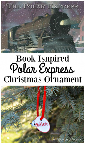 Polar Express Ornament - The Resourceful Mama