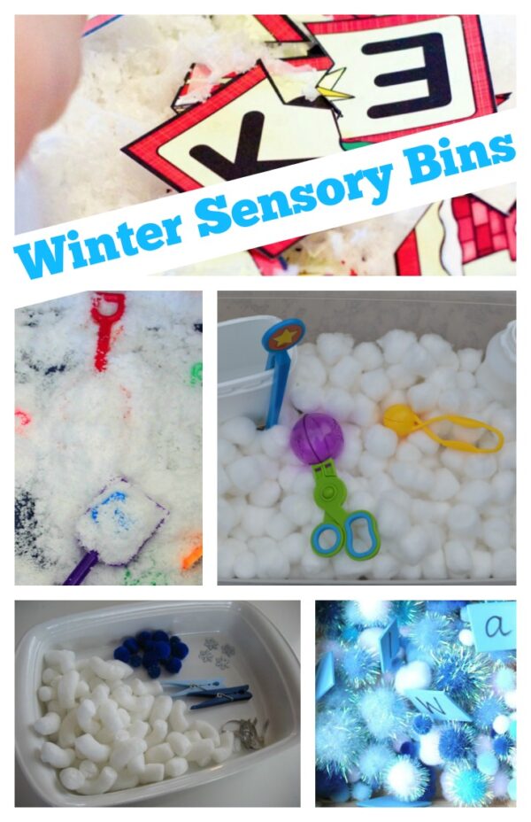 Winter Sensory Bins - The Resourceful Mama