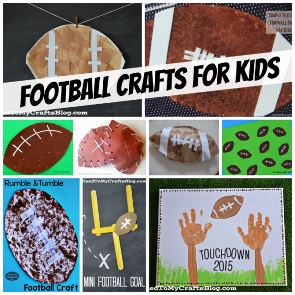 Football Crafts for Kids - The Resourceful Mama