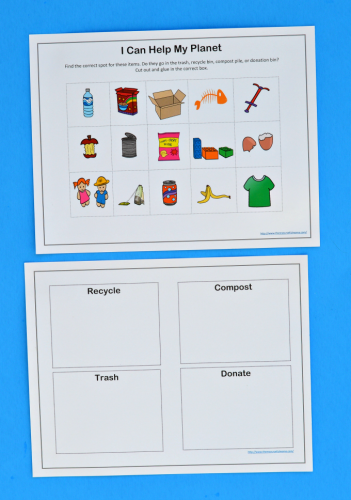 I can help my planet printable - The Resourceful Mama
