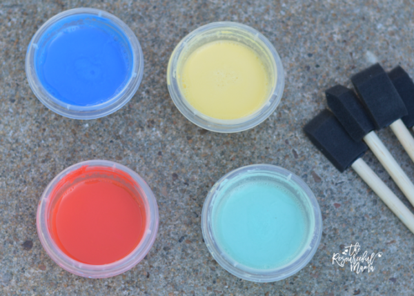 DIY Sidewalk Paint - The Resourceful Mama