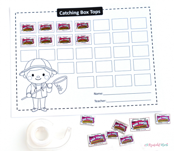 Box Tops Collection {Free Printable Forms} - The Resourceful Mama