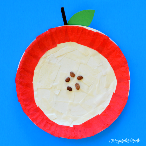 Explore Parts of an Apple Through Craft - The Resourceful Mama