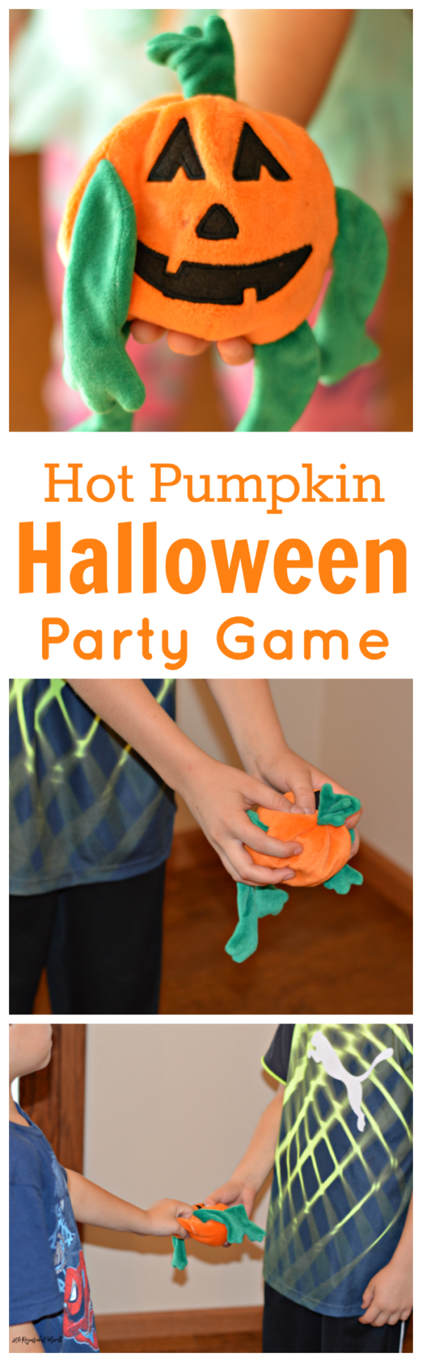 Hot Pumpkin Halloween Party Game - The Resourceful Mama