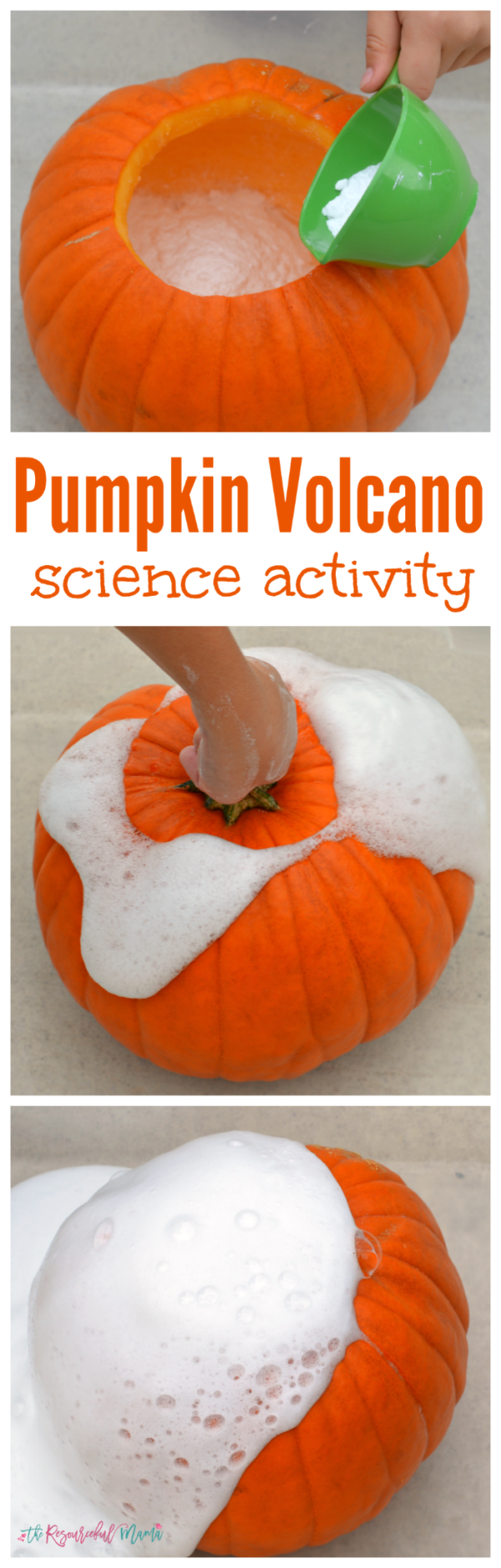 Pumpkin Volcano Science Activity - The Resourceful Mama