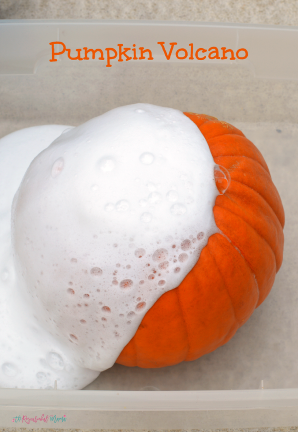 Pumpkin Volcano Science Activity - The Resourceful Mama