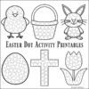 Easter Dot Activity Printables - The Resourceful Mama