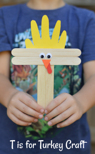 T is for Turkey Craft - The Resourceful Mama