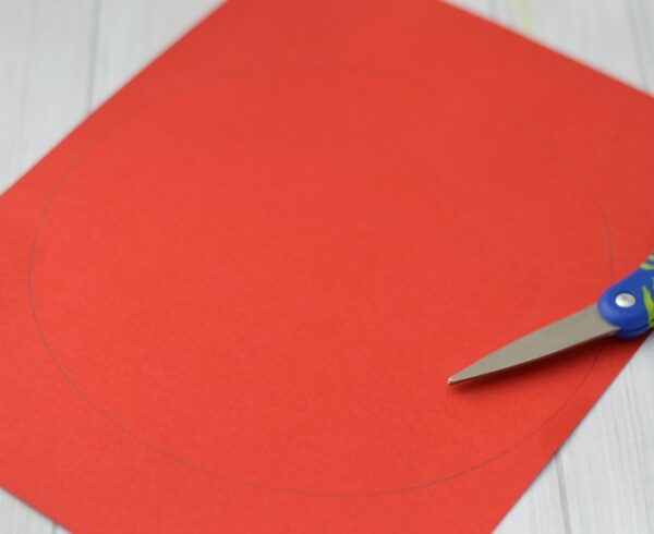 Paper Santa Hat Christmas Ornament - The Resourceful Mama