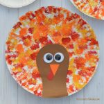 Sponged Painted Thanksgiving Turkey Craft - The Resourceful Mama