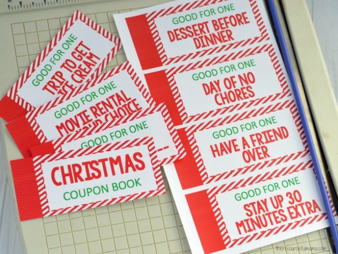 Stocking Stuffer Christmas Coupon Book - The Resourceful Mama
