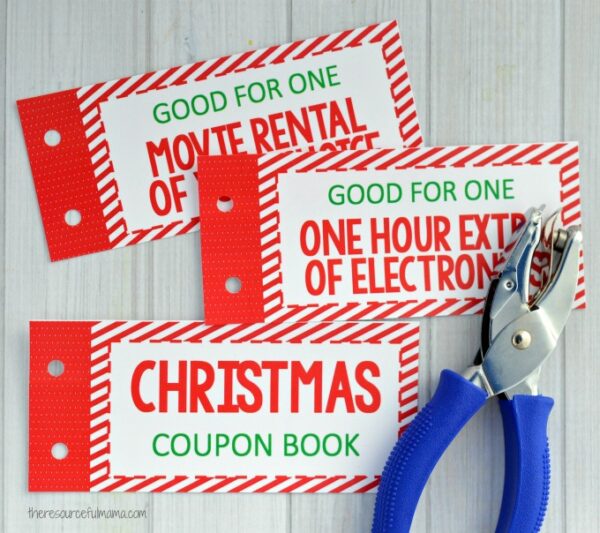 Stocking Stuffer Christmas Coupon Book - The Resourceful Mama