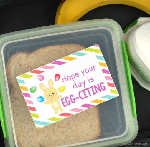 Easter Lunch Box Notes - The Resourceful Mama