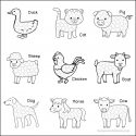 Farm Animals Dot Activity Printables - The Resourceful Mama