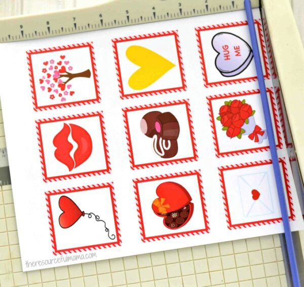 Valentine Day Bingo Game - The Resourceful Mama