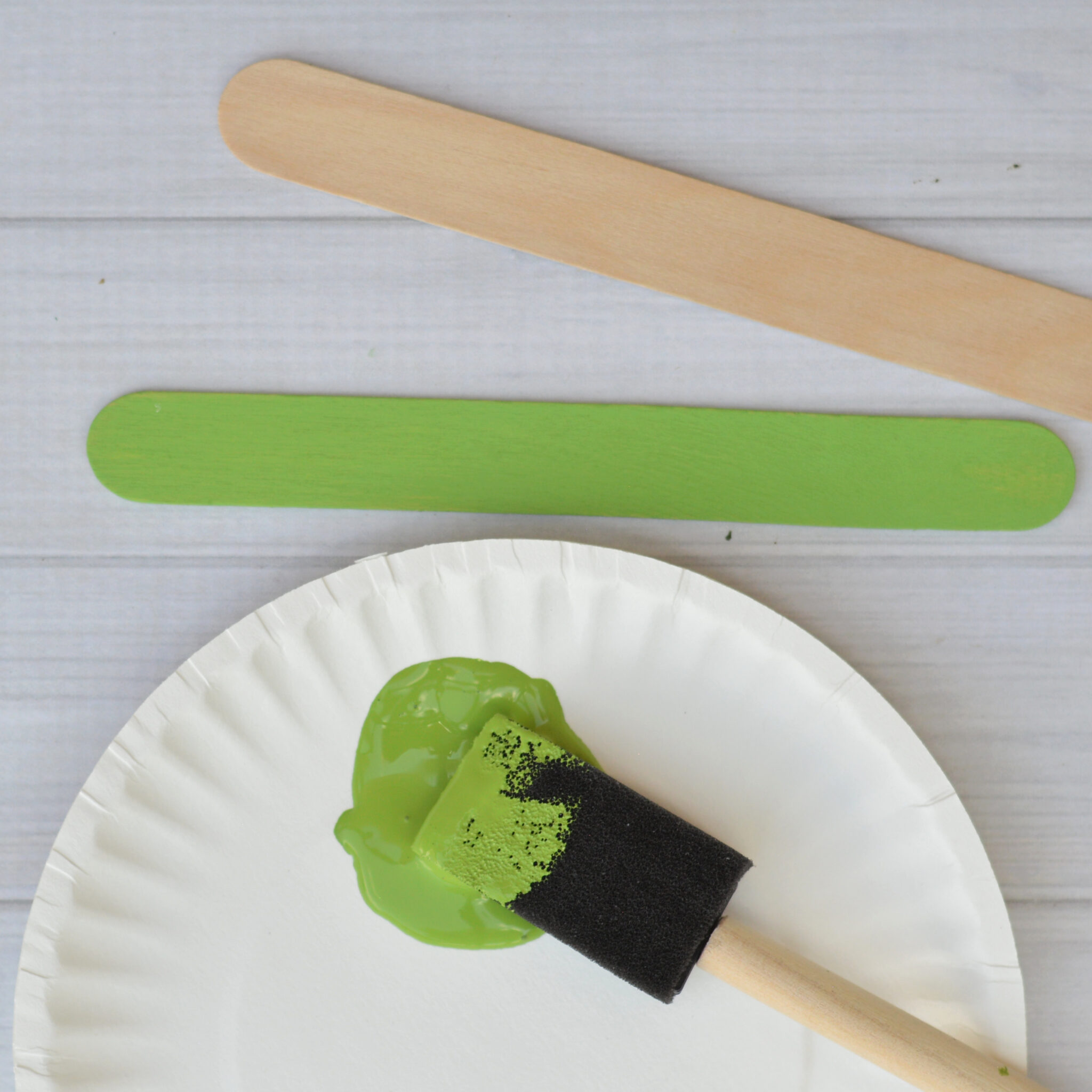 Craft Stick Frankenstein Craft - The Resourceful Mama