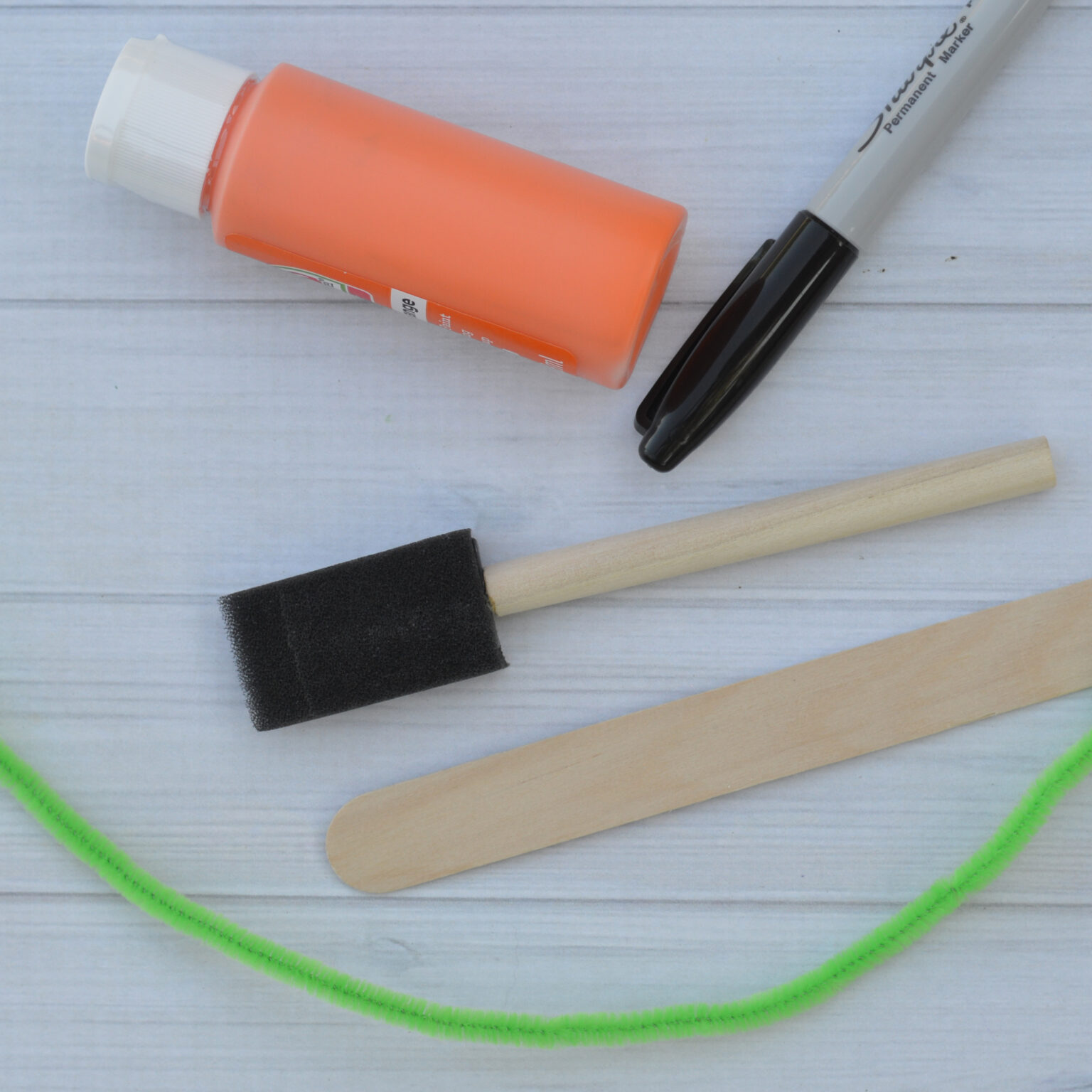 Craft Stick Jack o Lantern Craft - The Resourceful Mama